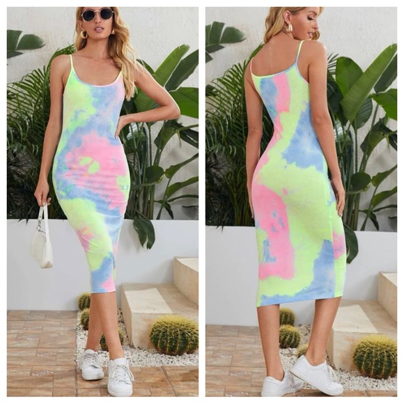 SHEIN | Dresses | Tie Dyed Tank Dress | Poshmark